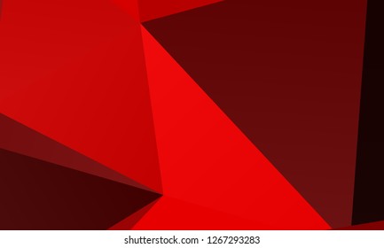 Red Geometric Background Triangles Different Shapes Stock Vector ...
