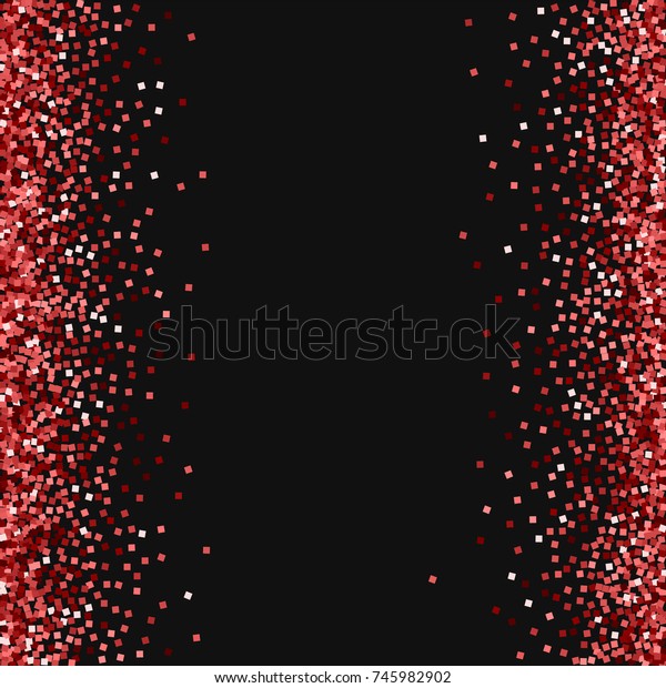 Red Gold Glitter Messy Border On Stock Vector (Royalty Free) 745982902 ...