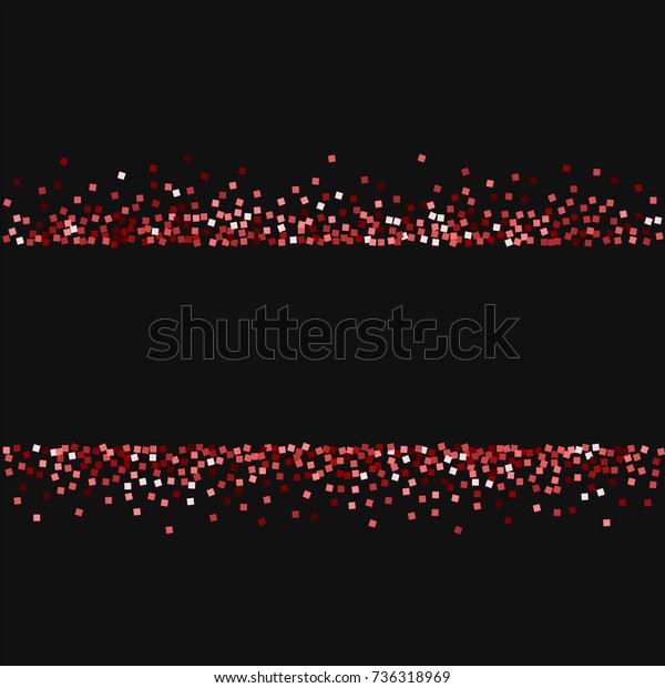 Red Gold Glitter Scatter Lines On Stock Vector (Royalty Free) 736318969 ...