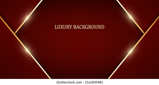 Red Gold Luxury Background Vector Illustration Stock Vector (Royalty ...
