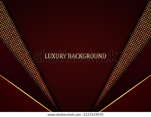 Red Gold Luxury Background Vector Illustration Stock Vector (Royalty ...