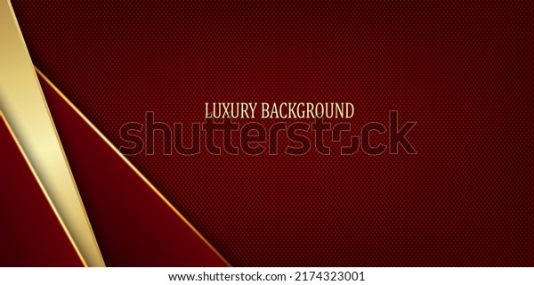 Red Gold Luxury Background Vector Illustration Stock Vector (Royalty ...