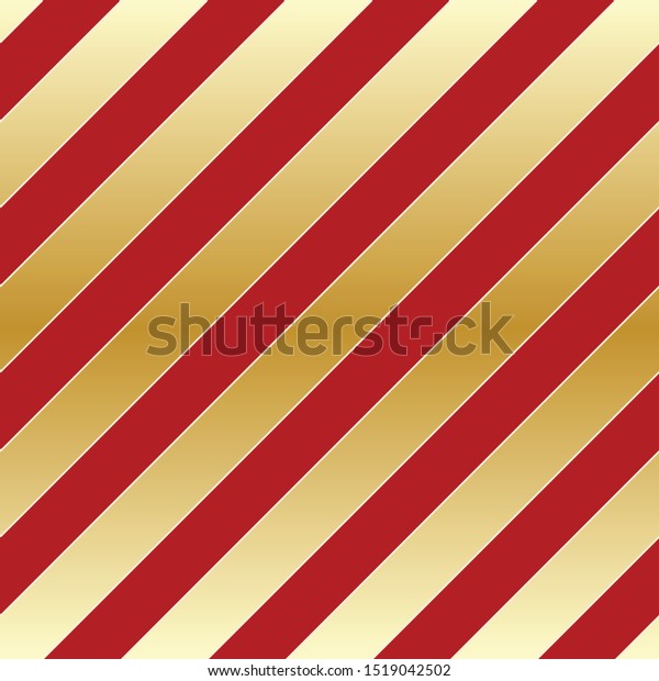 Red Gold Stripes Seamless Pattern Stock Vector (Royalty Free ...