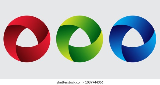 Red Green Blue Circle Vector Illustration Stock Vector (Royalty Free ...