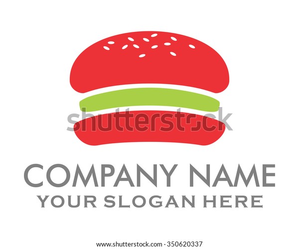 Red Green Burger Logo Icon Vector Stock Vector (Royalty Free) 350620337 ...