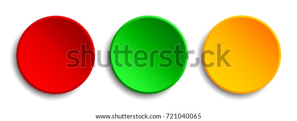Red Green Yellow Button Stock Vector Stock Vector (Royalty Free ...