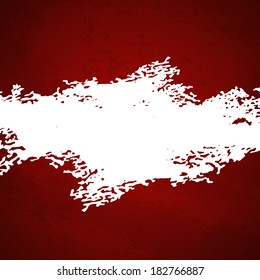 Red Grunge Banner White Banner Vector Stock Vector (Royalty Free ...