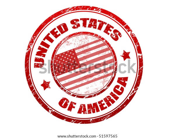 Red Grunge Rubber Stamp Us Flag Stock Vector (Royalty Free) 51597565 ...