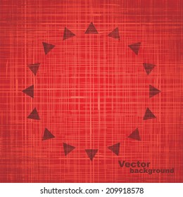 Red Grunge Vector Sun Background Vector Stock Vector (Royalty Free ...