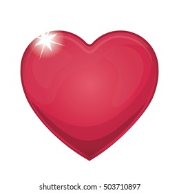 Red Heart Icon Stock Vector (Royalty Free) 503710897 | Shutterstock
