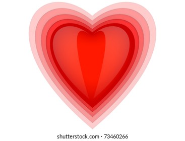Red Heart Life Stock Vector (Royalty Free) 73460266 | Shutterstock