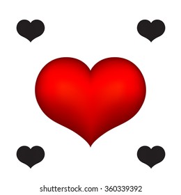 Red Heart Mesh Fill Stock Vector (Royalty Free) 360339392 | Shutterstock