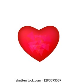 Red Heart Sign Vector Illustration Stock Vector (Royalty Free ...