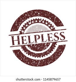 Red Helpless Rubber Grunge Texture Stamp Stock Vector (Royalty Free ...