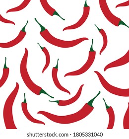 Red Hot Chili Background Texture Stock Vector (Royalty Free) 1805331040 ...