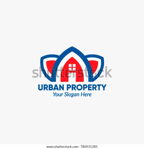 Red House Logo Design Real Estateproperty Stock Vector (Royalty Free ...