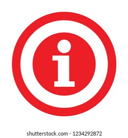 Vector Illustration Information Point Sign Big Stock Vector (Royalty ...