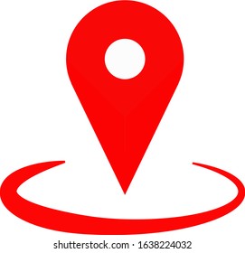 Red Icons Place Markers Vector Graphics Stock Vector (Royalty Free ...