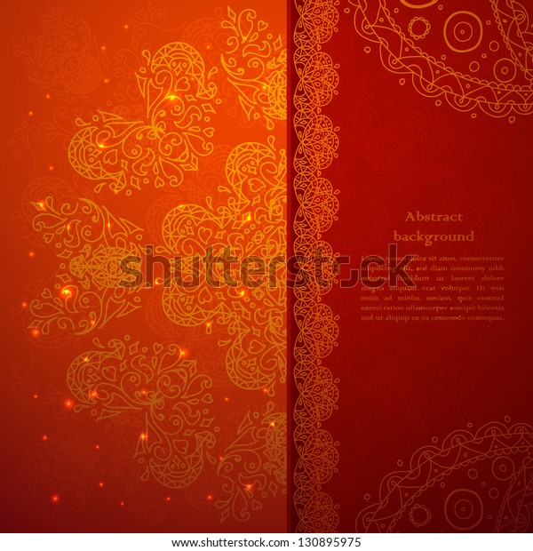 Red Indian Background Sparks Stock Vector (Royalty Free) 130895975 ...