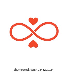 Símbolo de infinito rojo y vectores: vector de stock (libre de regalías ...
