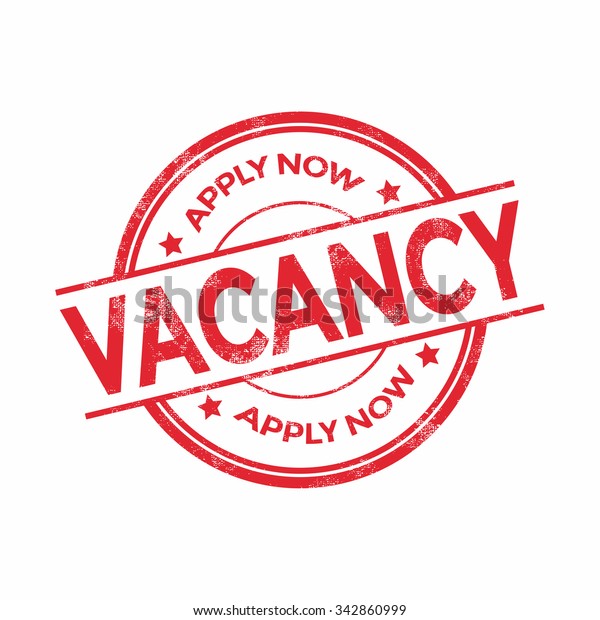 Red Job Vacancy Rubber Stamp On Stock Vector (Royalty Free) 342860999 ...