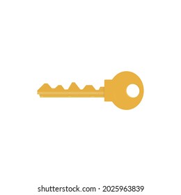 Red Key Flat Vector Illustration Stock Vector (Royalty Free) 2025963839 ...