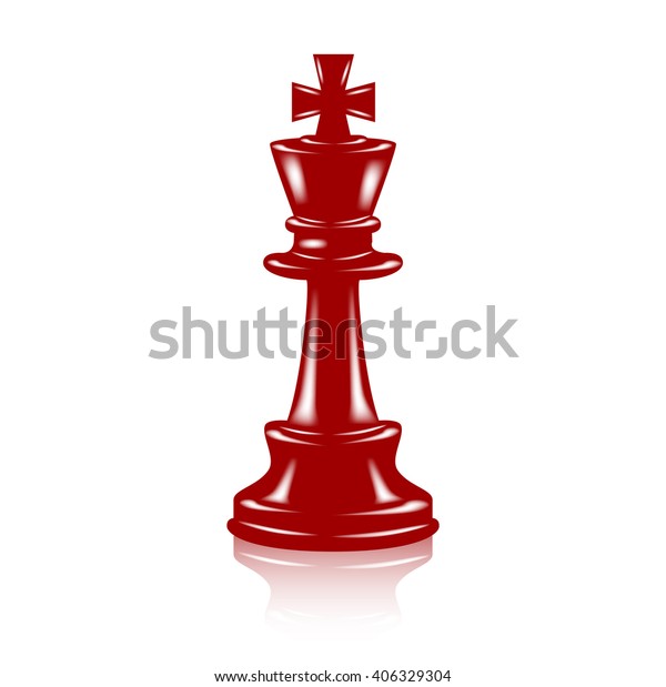 Red King Chess Piece Stock Vector (Royalty Free) 406329304 | Shutterstock