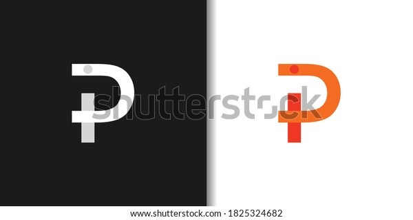 Red Letter P Logo Template Vector Stock Vector (Royalty Free ...