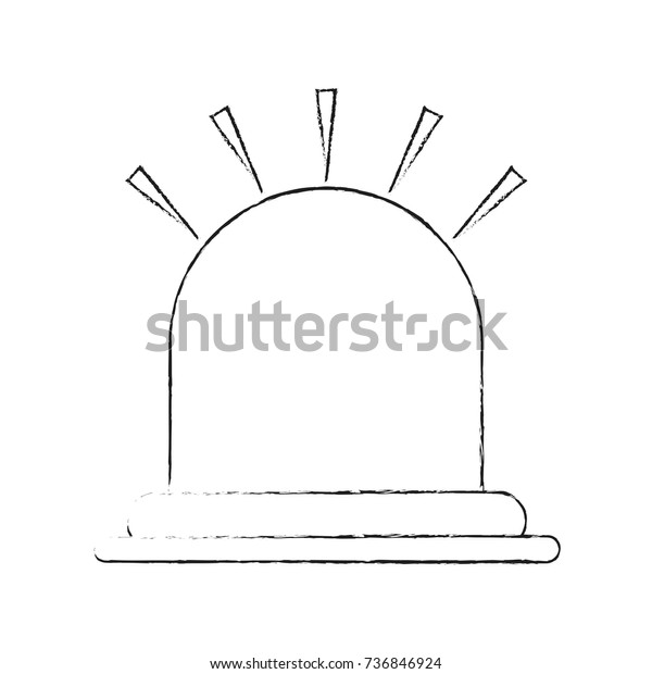 Red Light Alarm Stock Vector (Royalty Free) 736846924 | Shutterstock