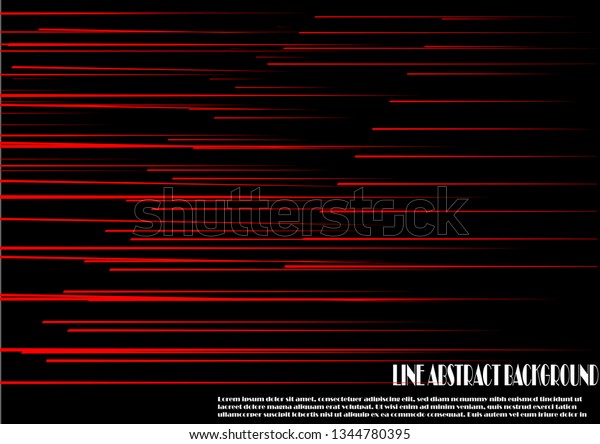 Red Line Abstract Background Stock Vector (Royalty Free) 1344780395