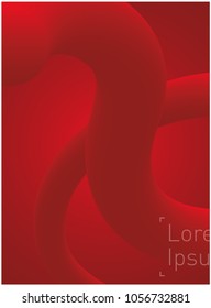 Red Line Poster Stock Vector (Royalty Free) 1056732881 | Shutterstock