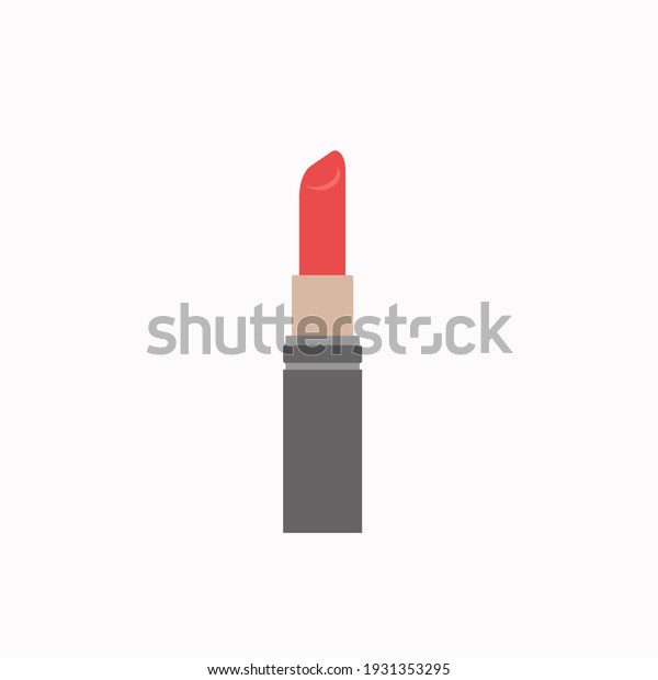 Red Lipstick Without Cap Tube Itself: เวกเตอร์สต็อก (ปลอดค่าลิขสิทธิ์ ...
