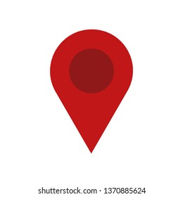 Red Location Sign Stock Vector (Royalty Free) 1370885624 | Shutterstock