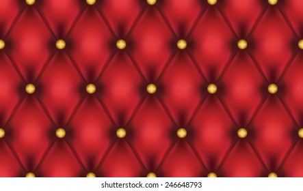 Red Luxury Quilt Vector Seamless Pattern Stock Vector (Royalty Free ...