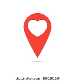 8,502 Heart map pin Images, Stock Photos & Vectors | Shutterstock