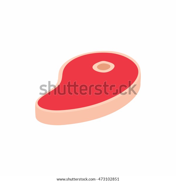 Red Meat Icon Isometric 3d Style Stock Vector (Royalty Free) 473102851 ...