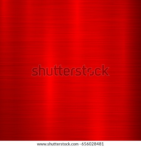 Red Metal Abstract Technology Background Polished Stock Vector (Royalty ...