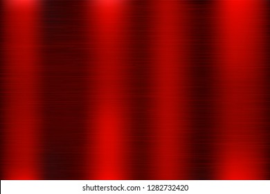 Red Metal Abstract Technology Background Polished Stock Vector (Royalty ...