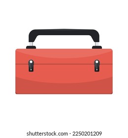 Red metal box.ai Royalty Free Stock SVG Vector and Clip Art