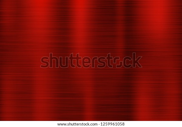 Red Metal Texture Scratched Shiny 3d Stock Vector (Royalty Free ...