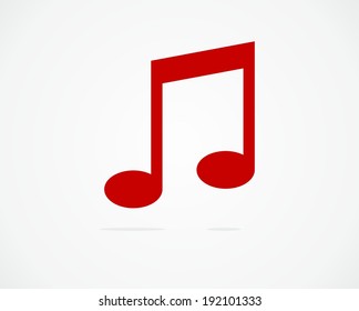Red Note Isolated On White Background: vector de stock (libre de ...