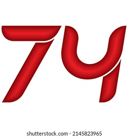 1,724 Number seventy four Images, Stock Photos & Vectors | Shutterstock