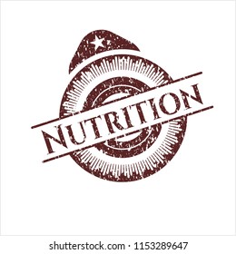 Red Nutrition Rubber Stamp Stock Vector (Royalty Free) 1153289647 ...