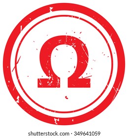 Red Omega Rubber Stamp Stock Vector (Royalty Free) 349641059 | Shutterstock