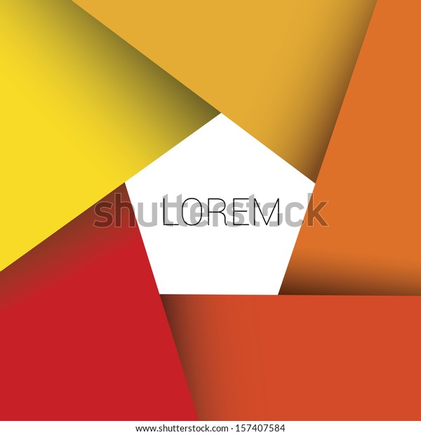 Red Orange Yellow Color Scale Edition Stock Vector (Royalty Free) 157407584