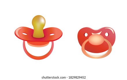 1,468 Red pacifier Stock Vectors, Images & Vector Art | Shutterstock