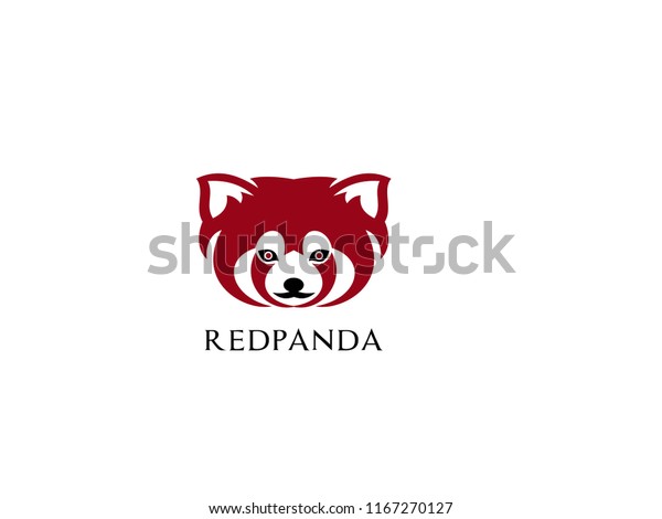 Red Panda Logo Icon Designs Stock Vector (Royalty Free) 1167270127 ...