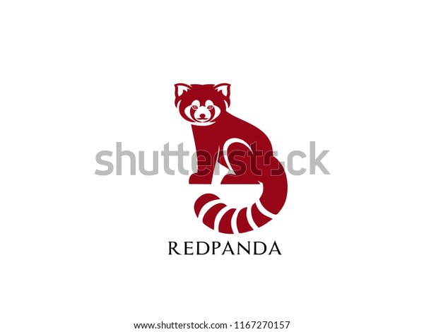 Red Panda Logo Icon Designs Stock Vector (Royalty Free) 1167270157 ...