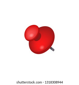 Red Paper Pin Pinned Post Page Stock Vector (Royalty Free) 1318308944 ...