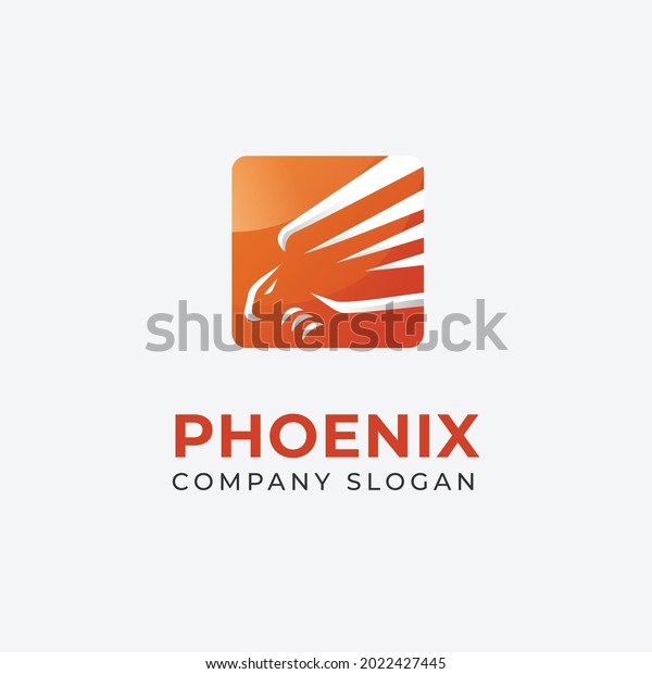 Red Phoenix Company Logo Template Stock Vector (Royalty Free ...